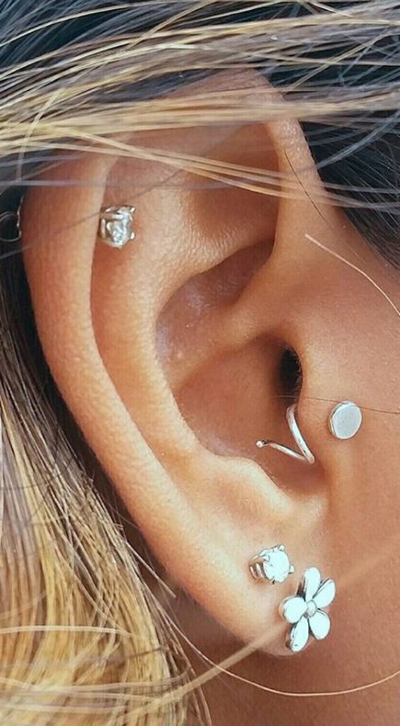 53 Ear Piercings Ideas that are Trending Right Now (2020)
